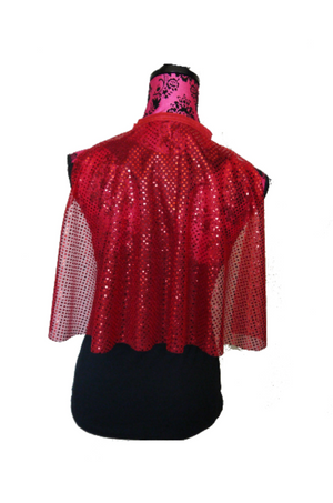 Red Sparkle Cape