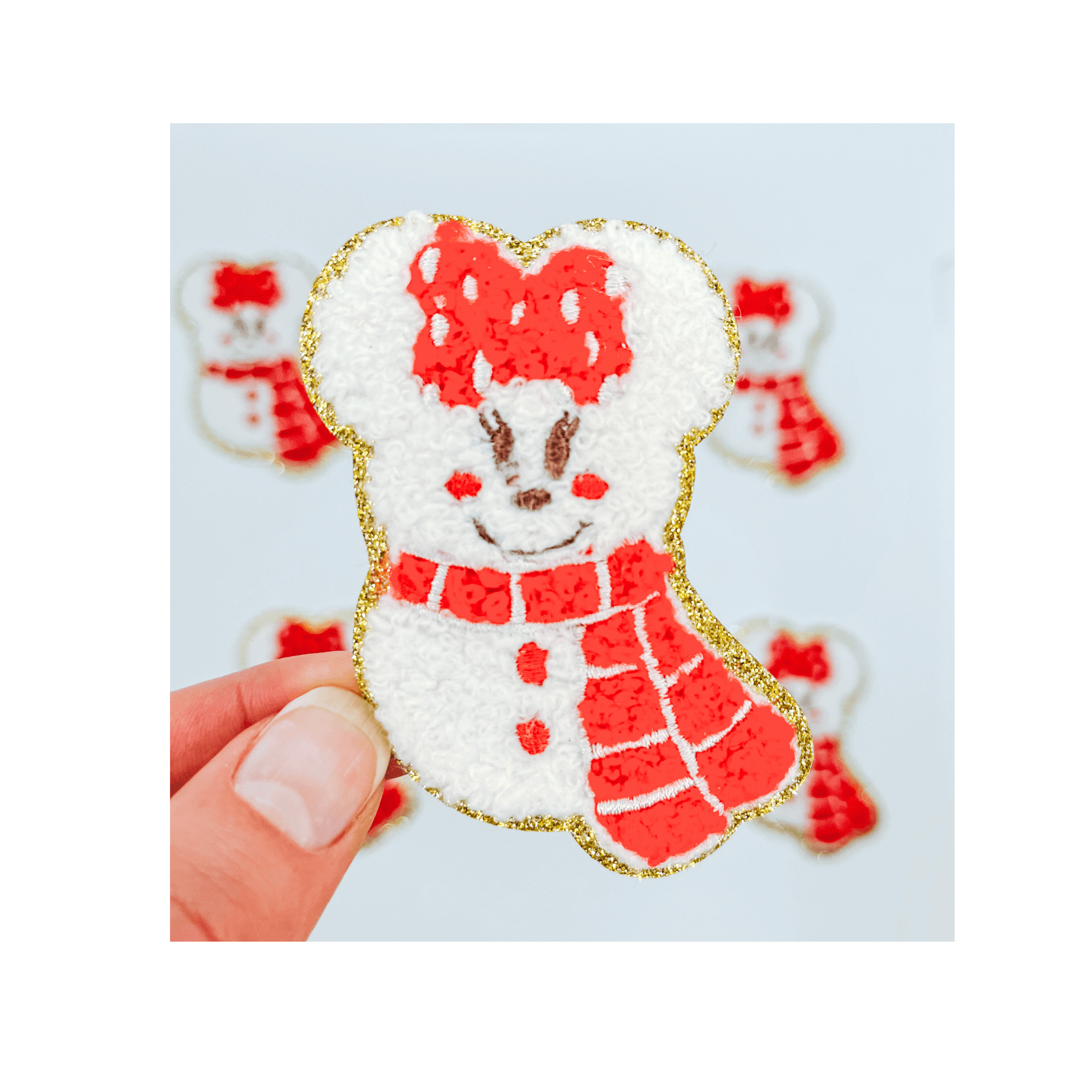 Snowgirl with Scarf Miss Mouse Patch