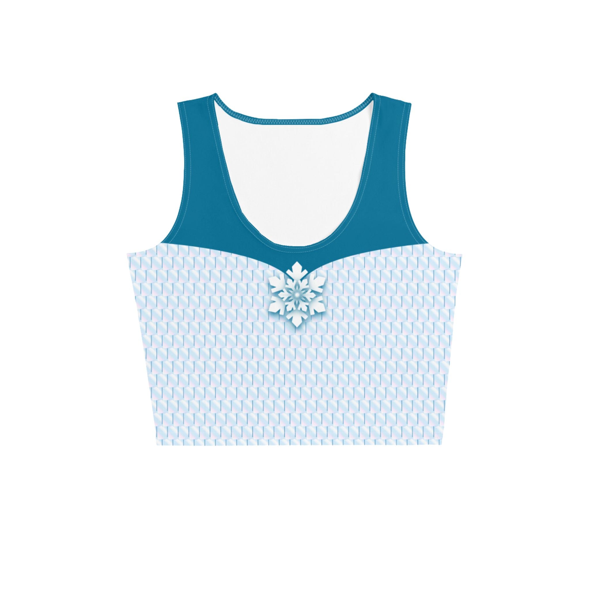 Snow Queen Crop Top